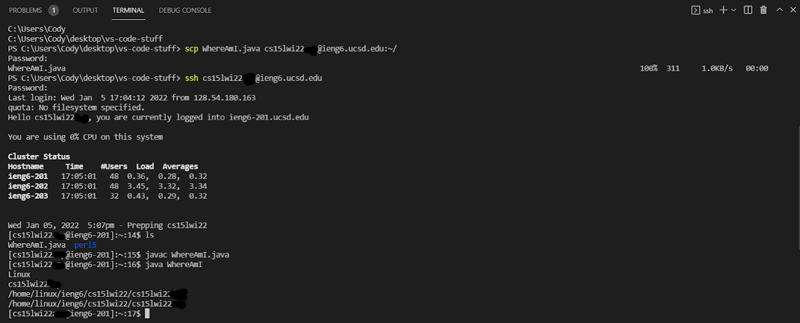 How To Log into a Course-specific Account on ieng6: | cse15l-lab-reports